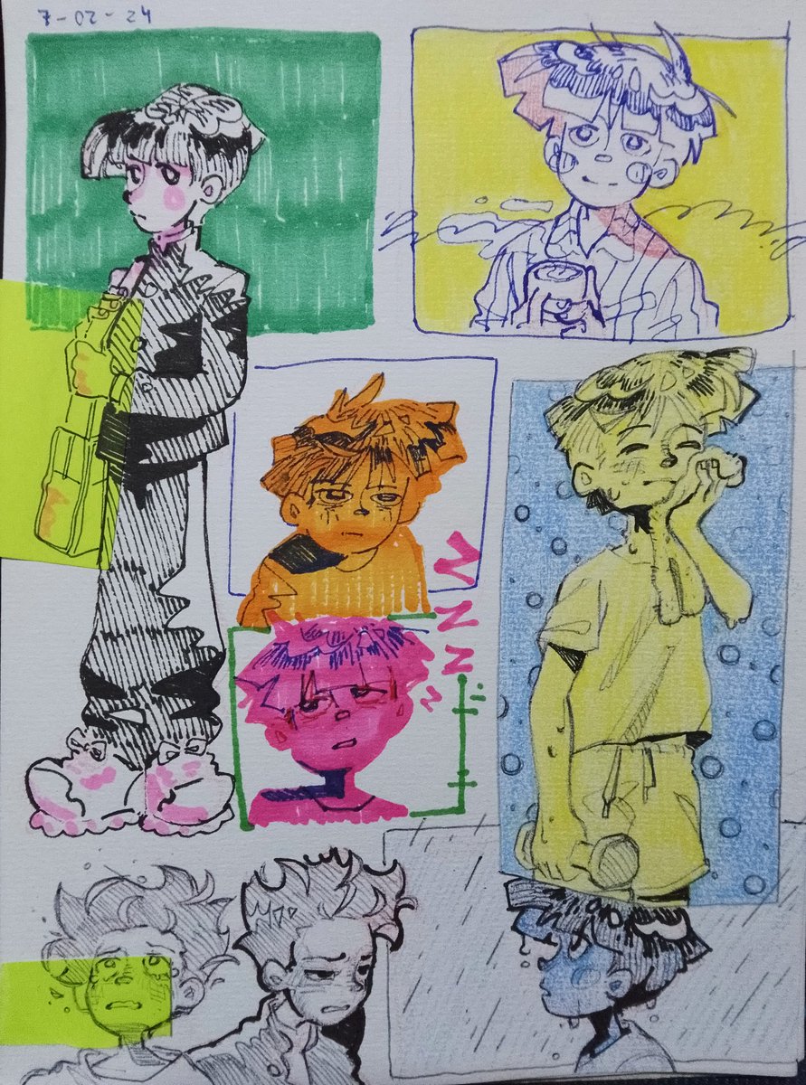 「Ended up filling the mob doodle page