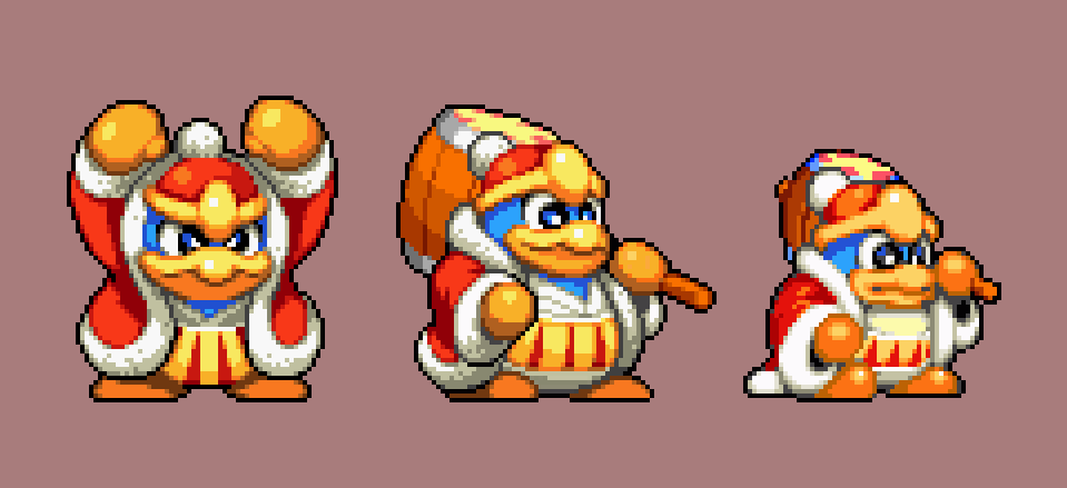 Sprites De Ataque Em Massa De Kirby