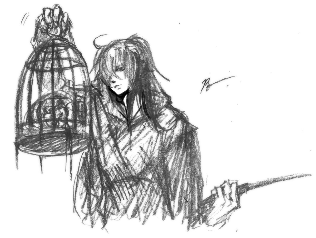 「ウォルターに人工声帯付けてもらった621 妄想 」RARUKU@スランプ期の漫画