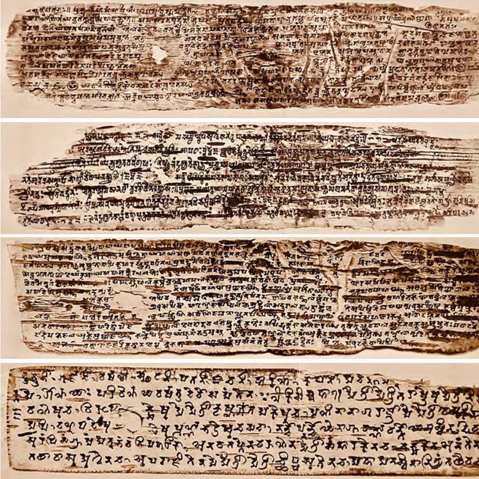 Sanskrit Birch Bark Birch Bark Manuscript Wikiwand