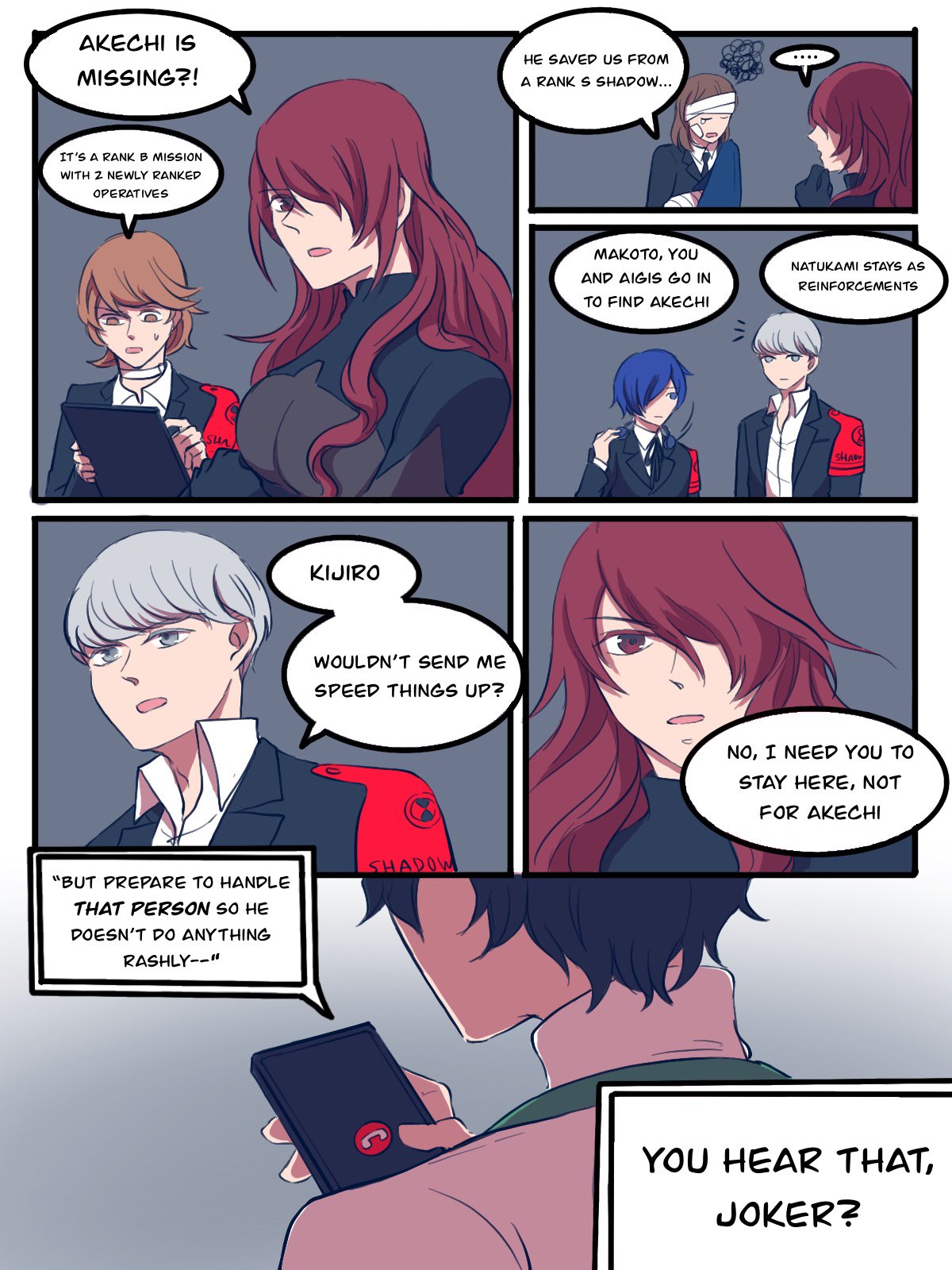 Shadow Yosuke Quotes Persona 4 Arena Yosuke Hanamura Story Mode