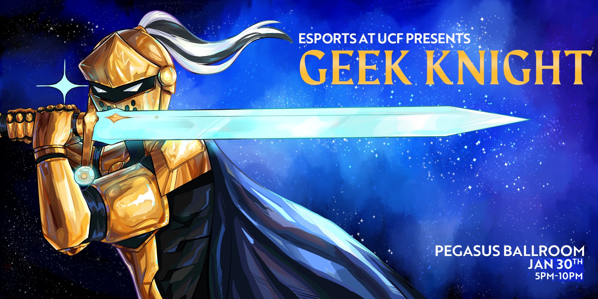 Ucf Knights Pegasus Pegasus UCF Knights 18" X 18" Script Dot Fade