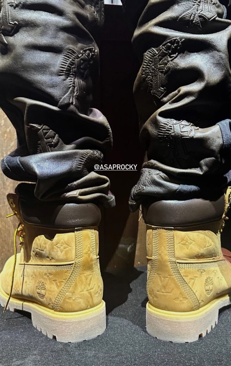 Asap Rocky White Timberlands