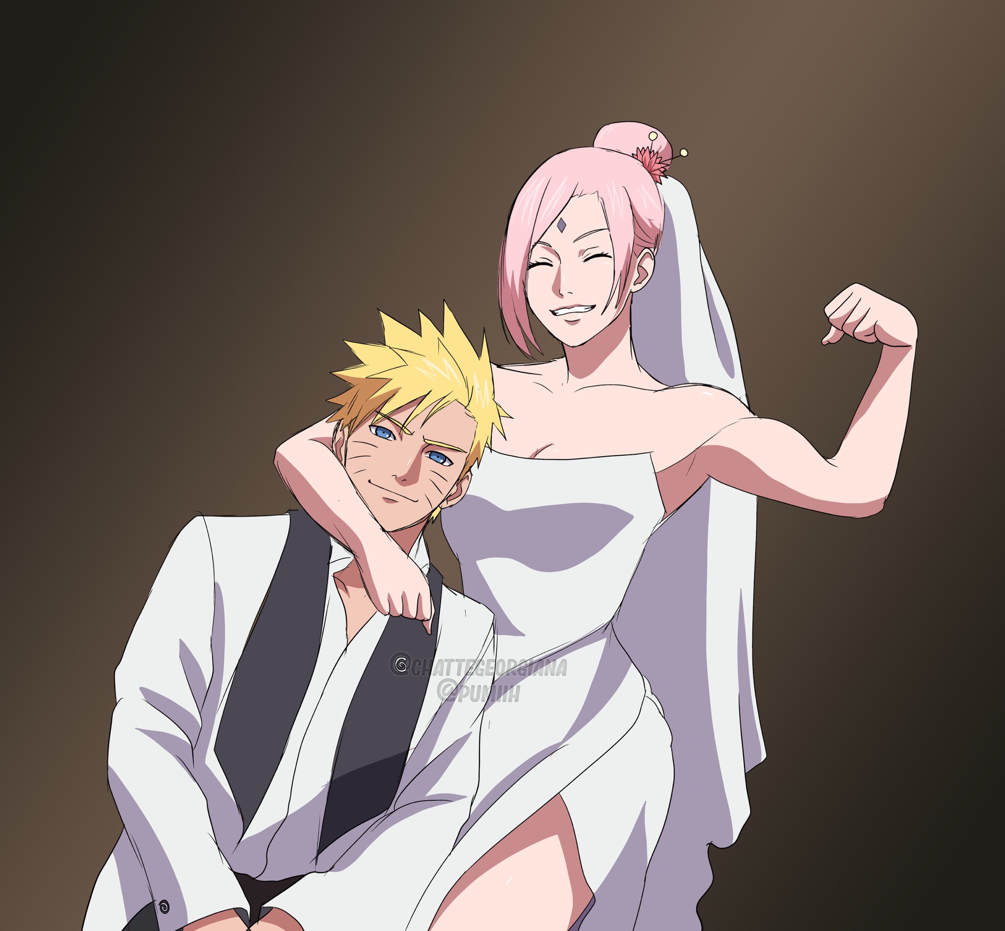 Sakura And Naruto Wedding