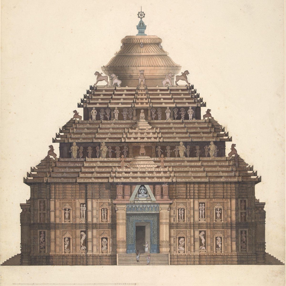 The Sun Temple Drawing