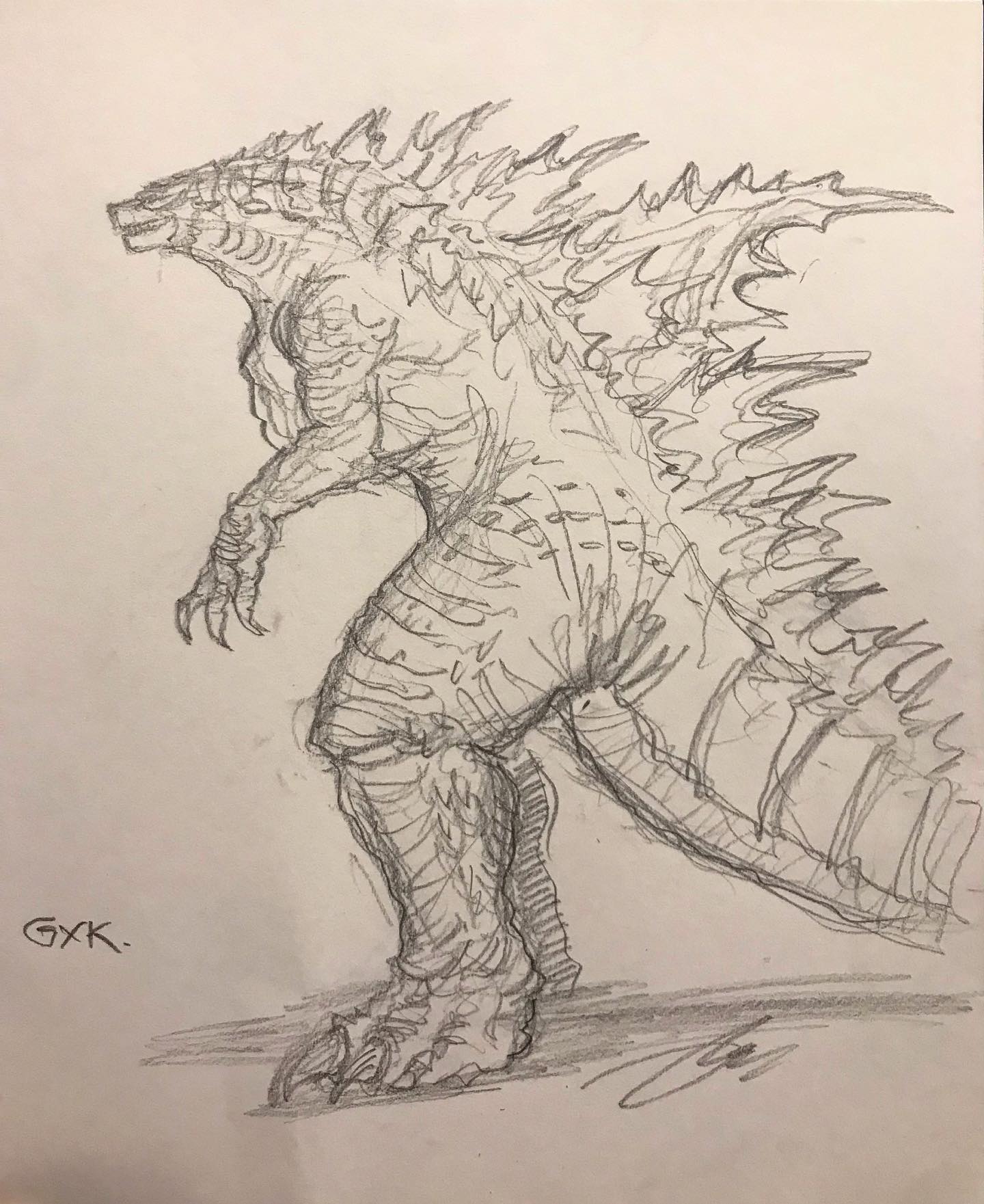 Godzilla 2024 Sketch