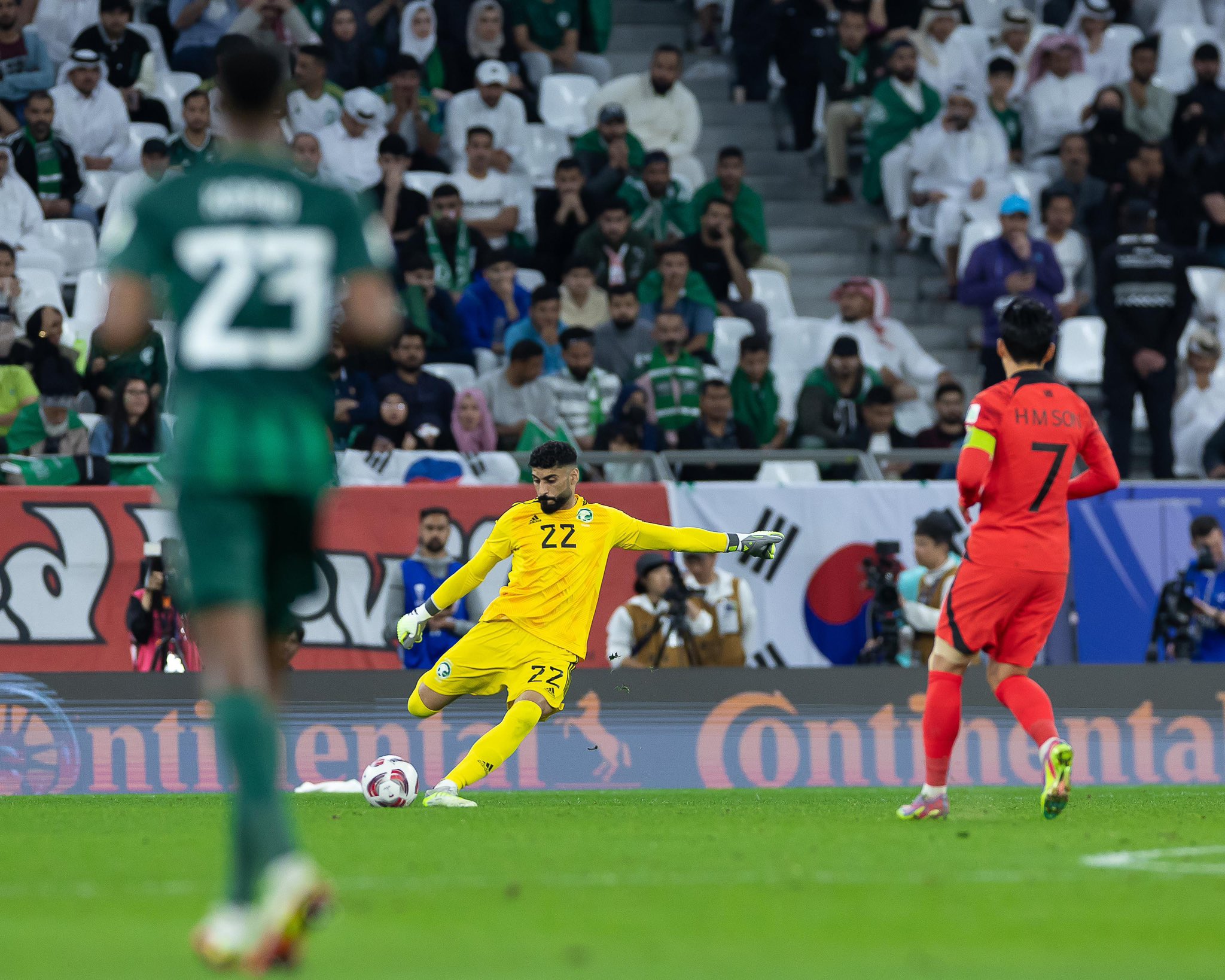 ملخص اهداف ونتيجة مباراة منتخب السعودية وكوريا الجنوبية في كأس أمم آسيا