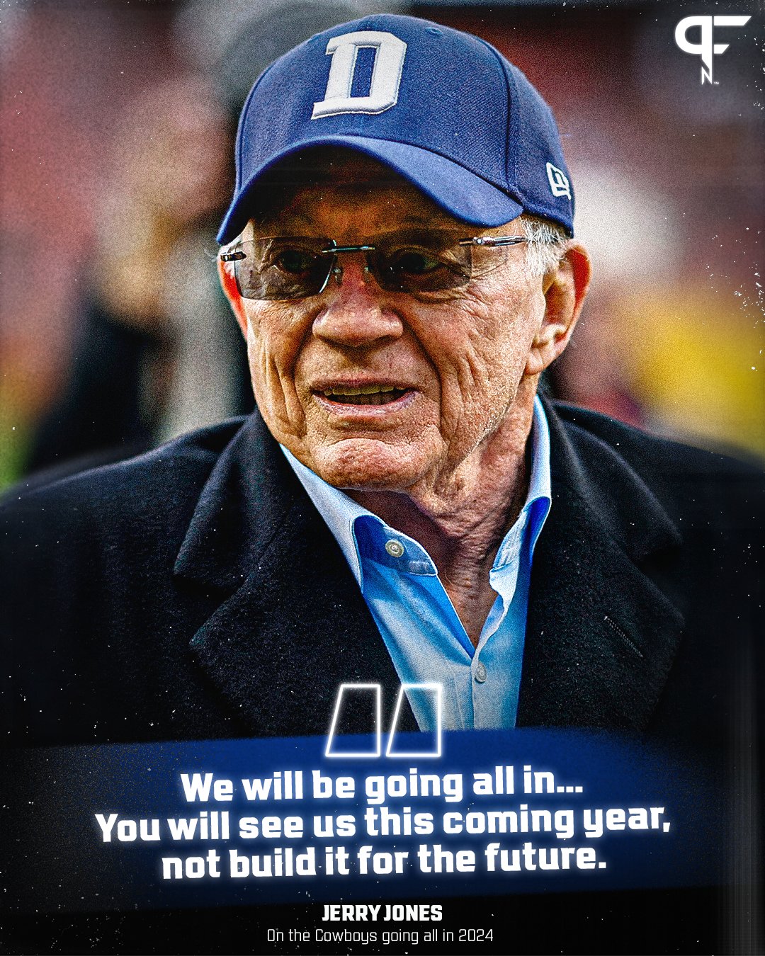 Jerry Jones Jokes Jerry Jones Looking Sad During Cowboys' Loss To