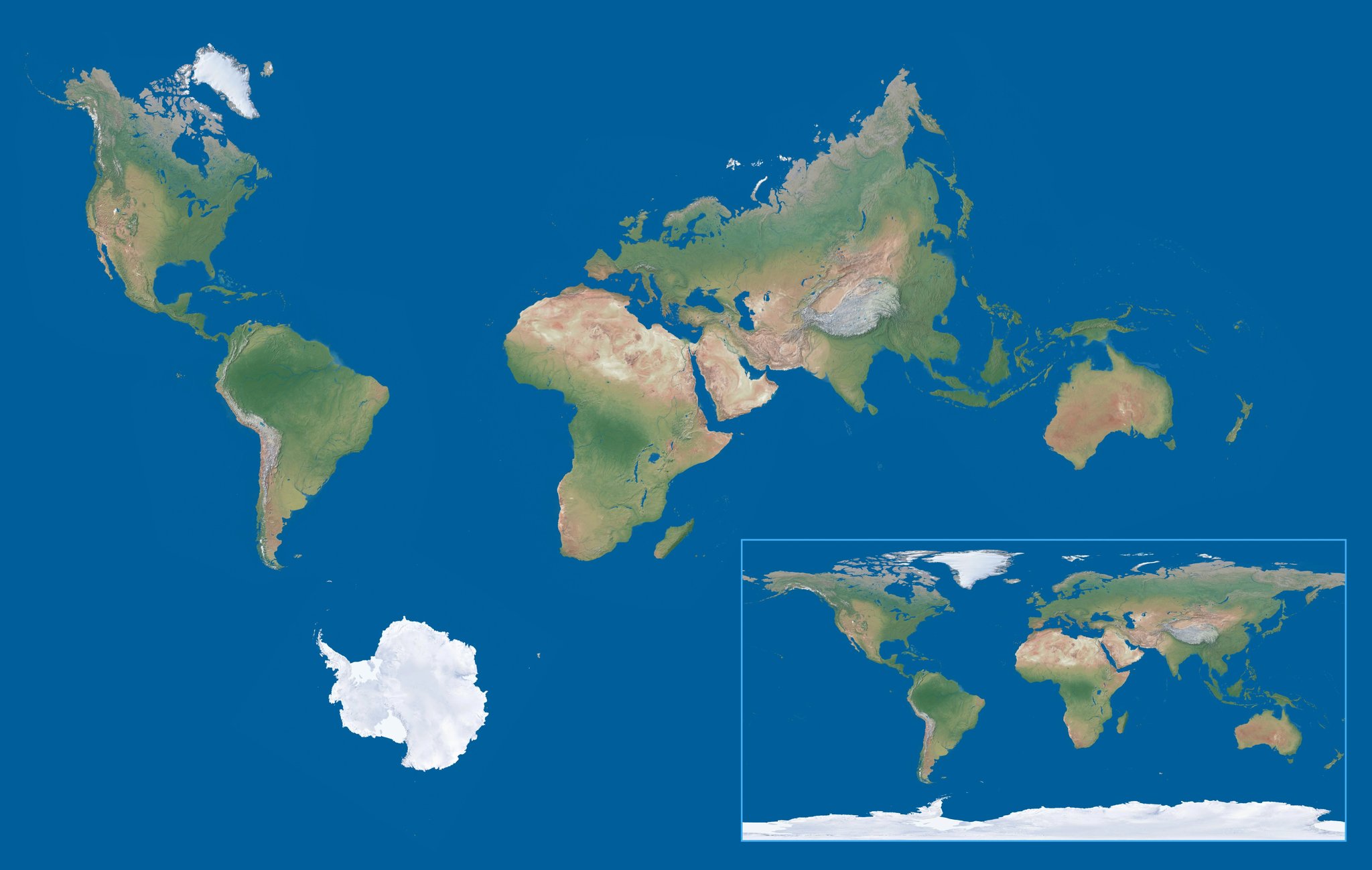 World Map 2024 Continents