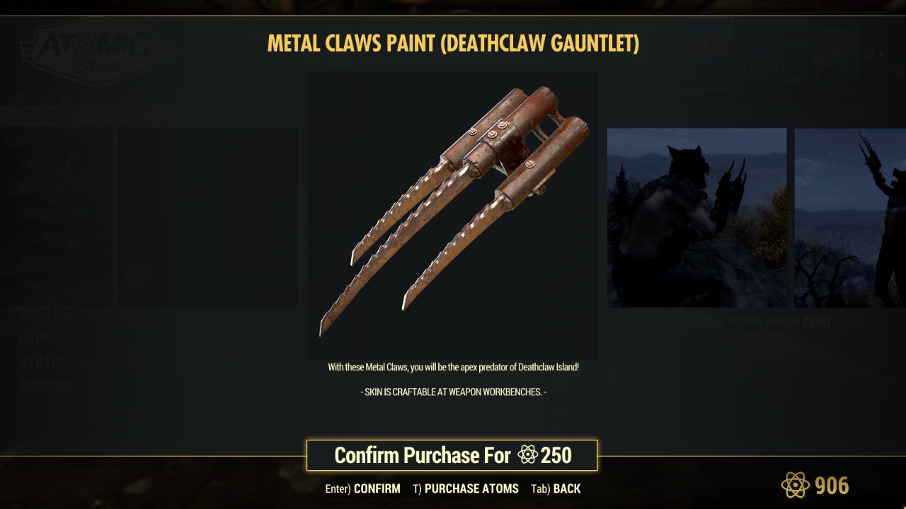 Fallout 4 Deathclaw Gauntlet