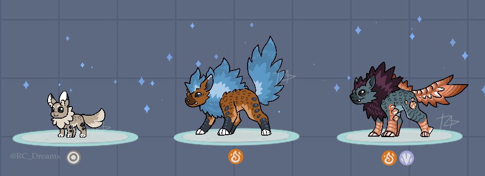 #Pokemon Reboot, Ignis Eevee [Normal/-] Flareon [Fire/-] Flareon Ω ...