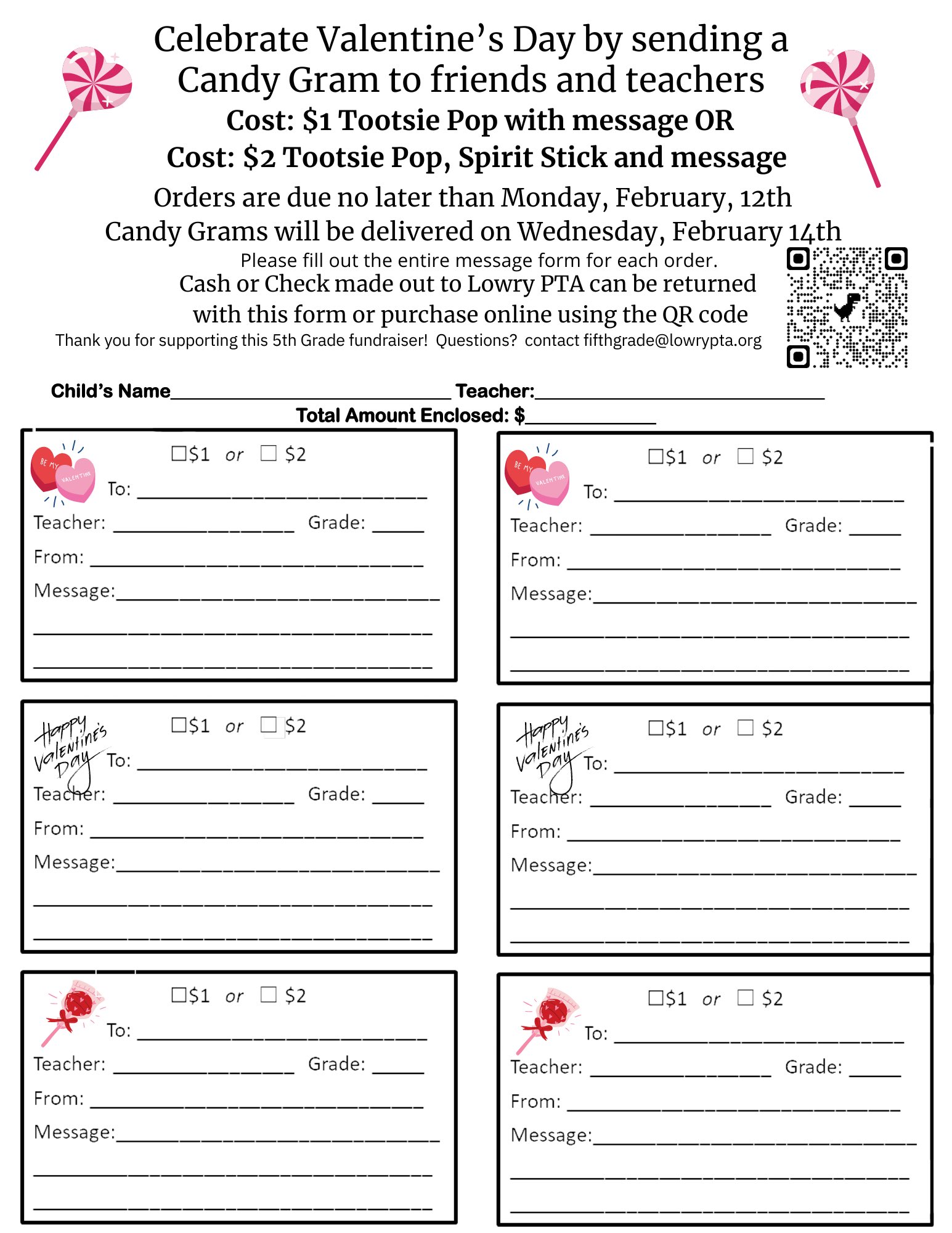 Valentines Day Candy Gram Templates Printable Valentine's Day Candy