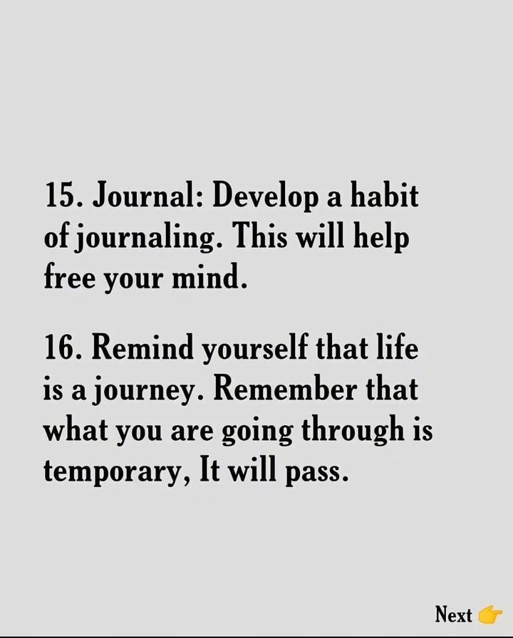 16 Ways To Calm Yourself When Life Is Getting Tough: - Thread from ...
