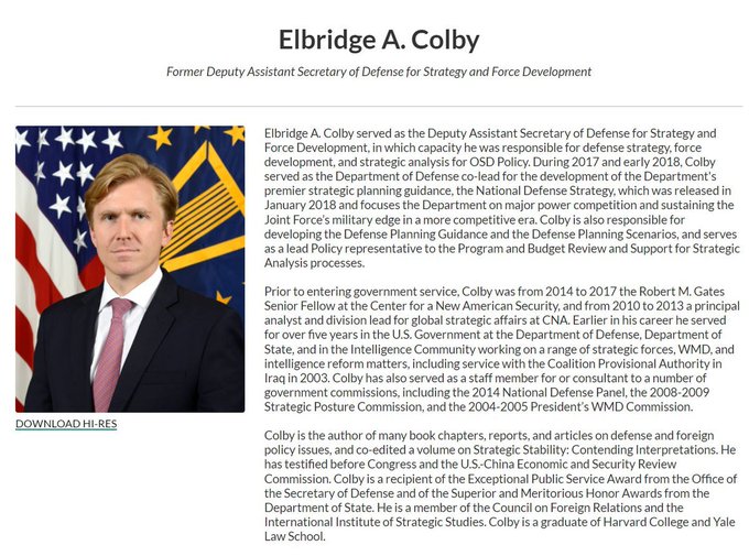 Will Europe lose World War III? Telling interview with Elbridge Colby ...