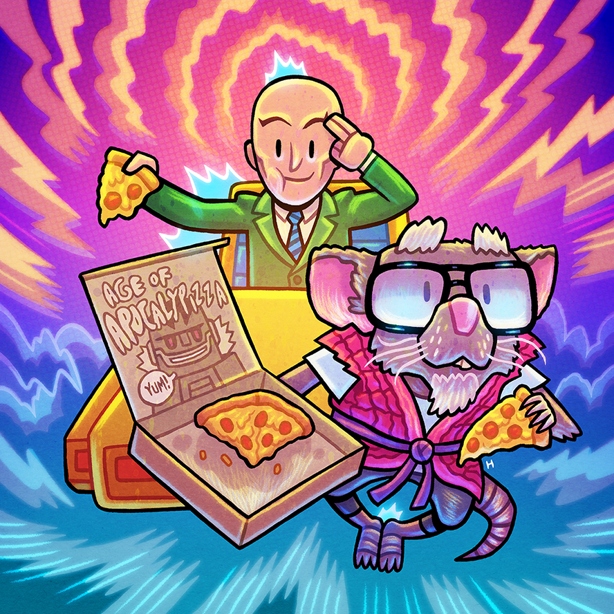 「Mutant Sensei Edition 」|Dan Hippのイラスト