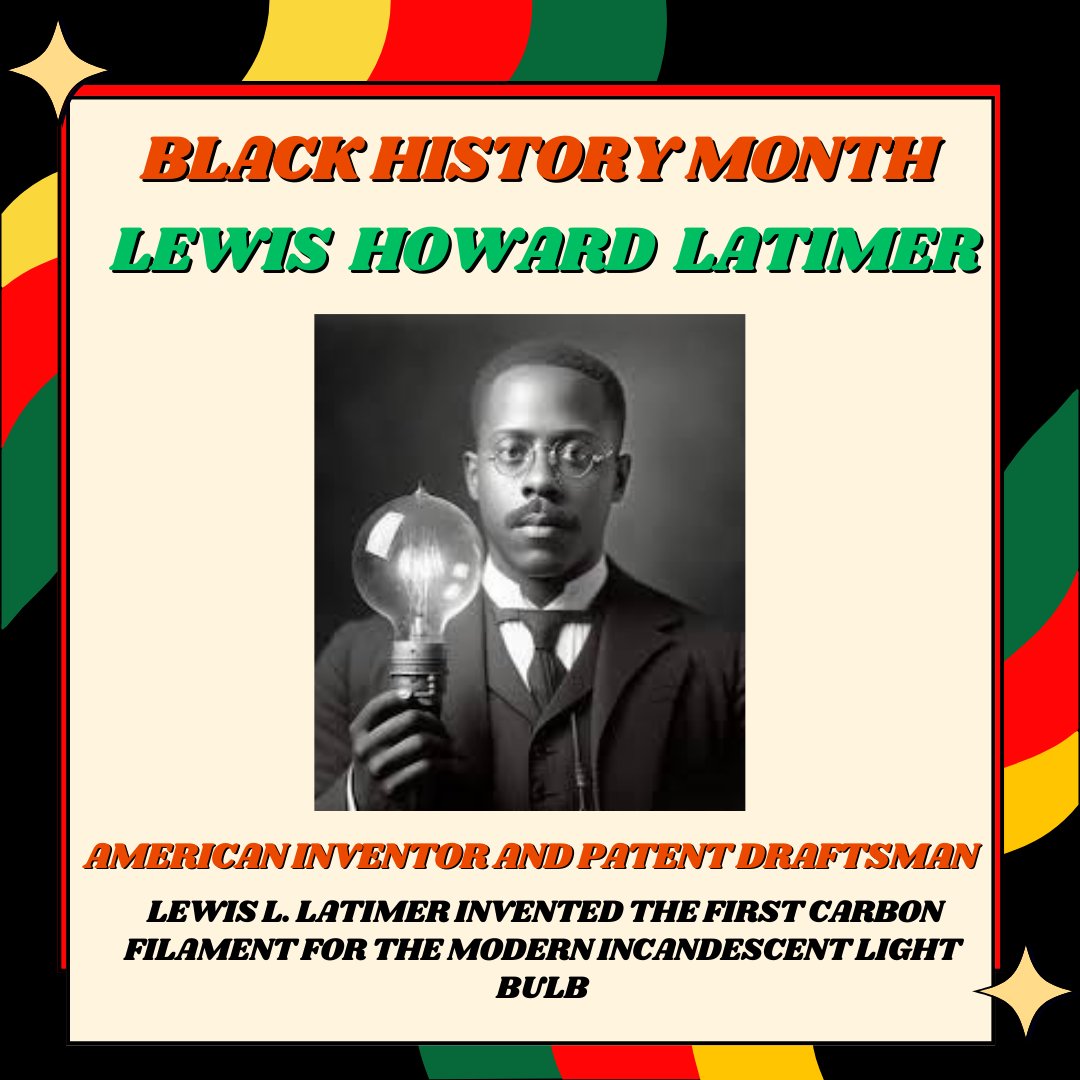 Printable Picture Of Lewis Latimer A Distinctive Graphic And