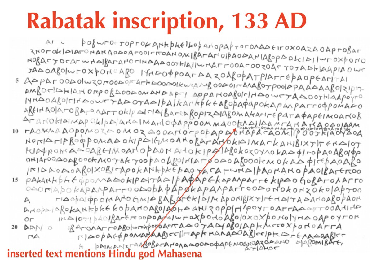 The Rabatak inscription was discovered in 1993, in a hill Afghans call ...