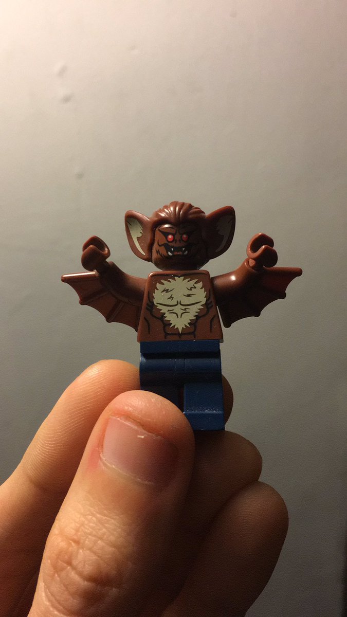 Lego Man Bat Minifigure