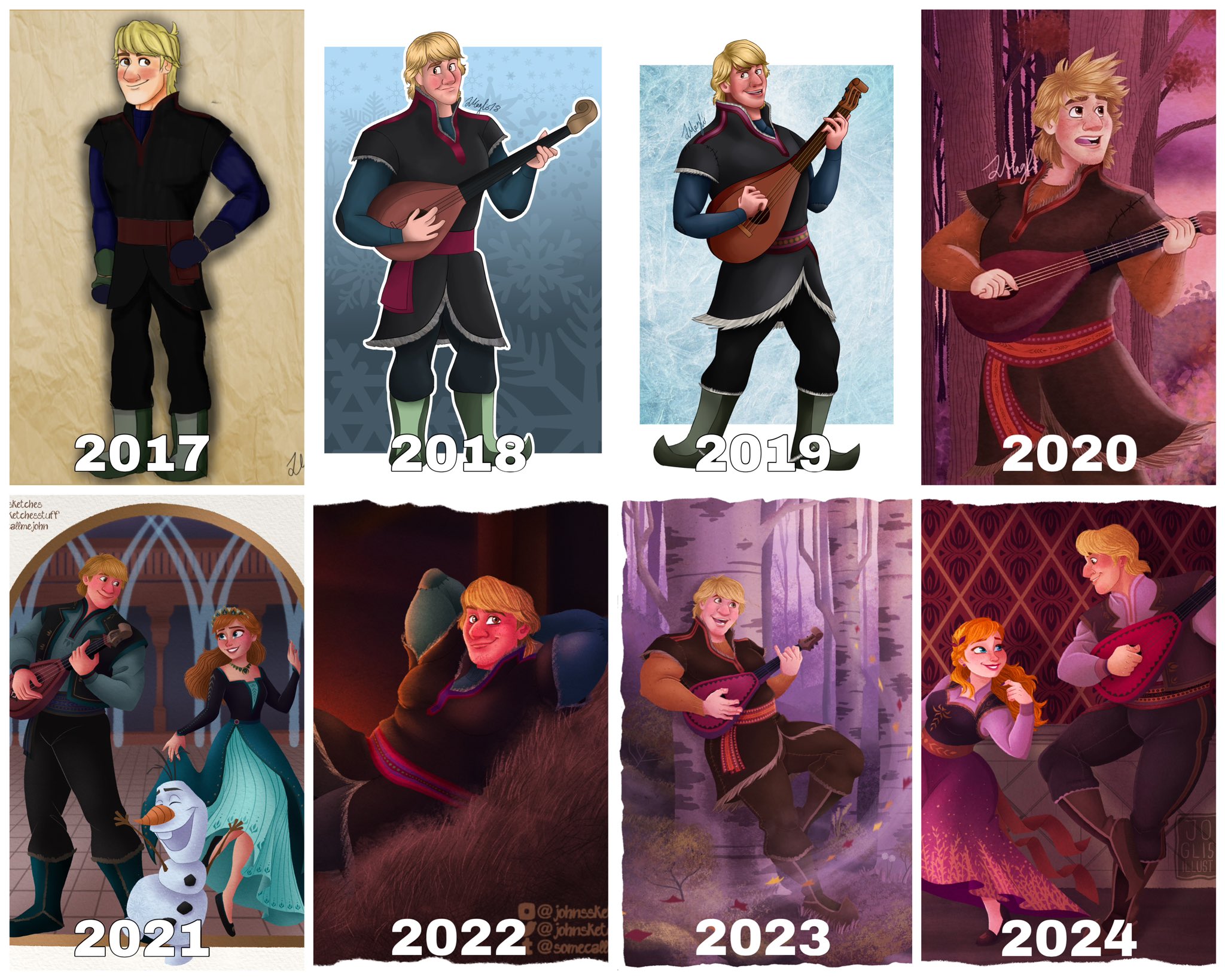 Frozen Disney Kristoff Fan Art