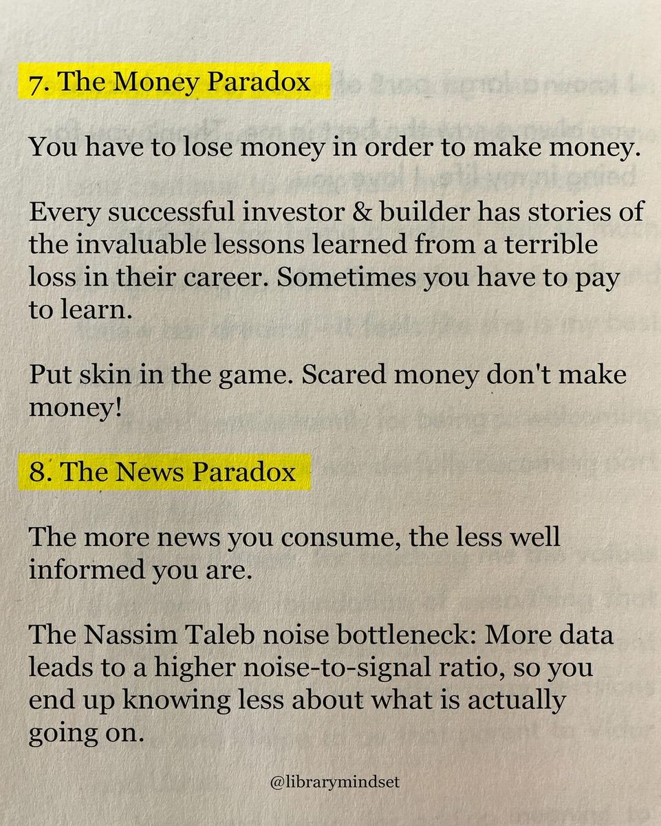 20 Most Powerful Paradoxes of Life by Sahilbloom: 1-2. - Thread from ...