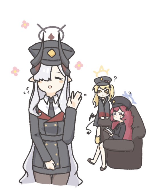 「ibuki (blue archive) open mouth」Fan Art(Popular)｜2pages