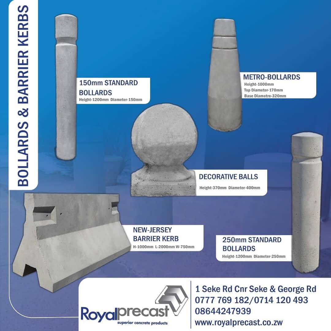 Precast Concrete Bollards Russell Round Concrete Bollards Sydney