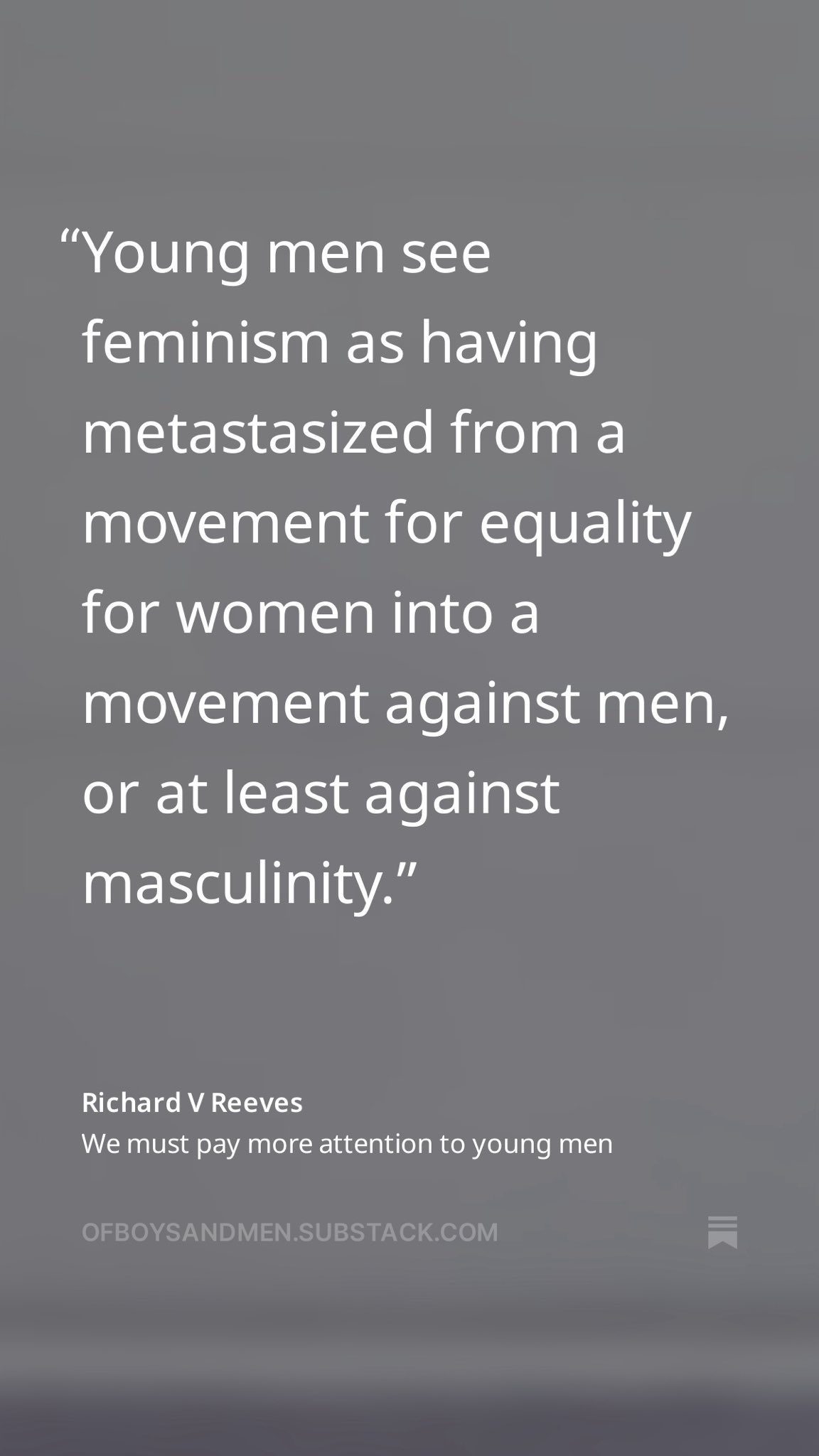 Richard Reeves Quotes Infamy