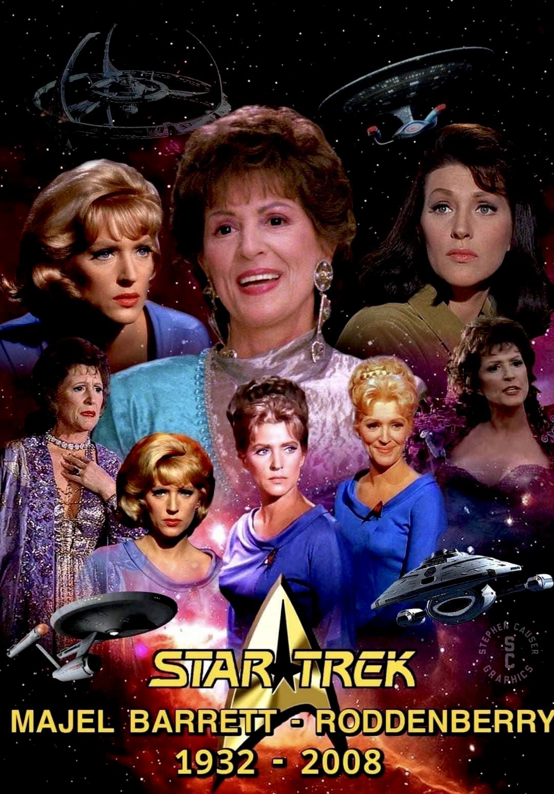Majel Barrett Star Trek