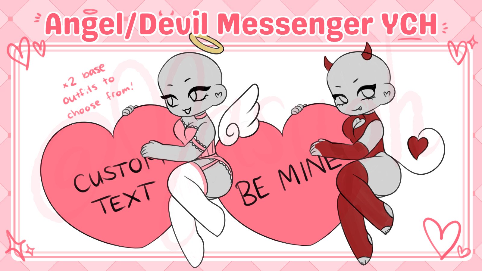 Anime Angel And Demon Base