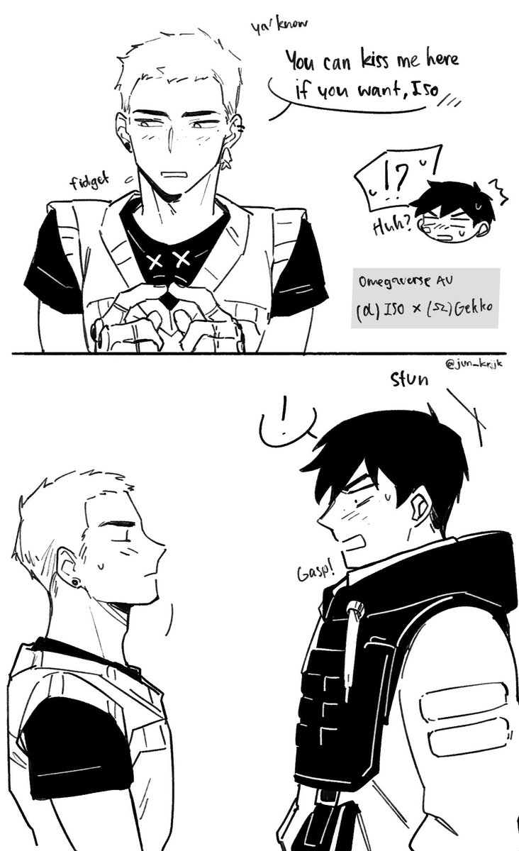 「#Isekko Alpha Iso x Omega Gekko If Gekko confessed to Iso t」JUNの漫画