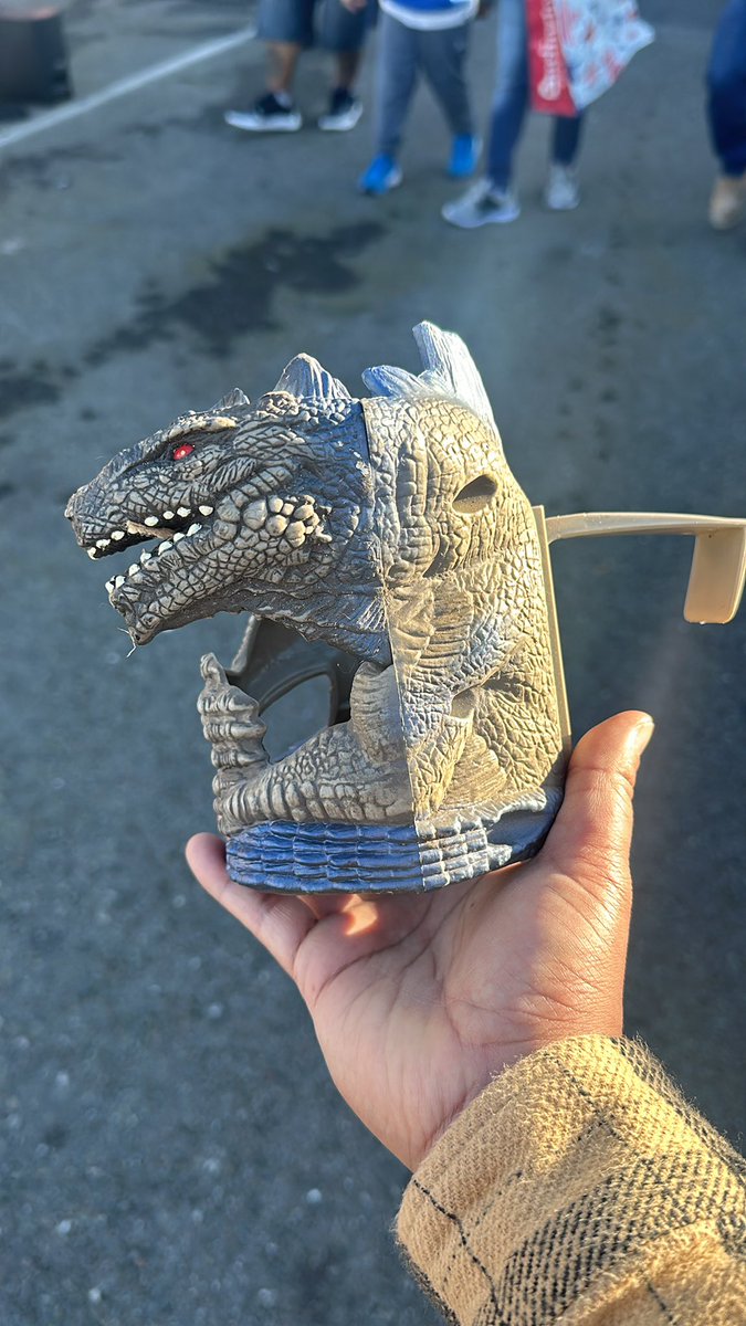 Godzilla 1998 Taco Bell Cup Friend Gave Me This Zilla Cupolder (?)