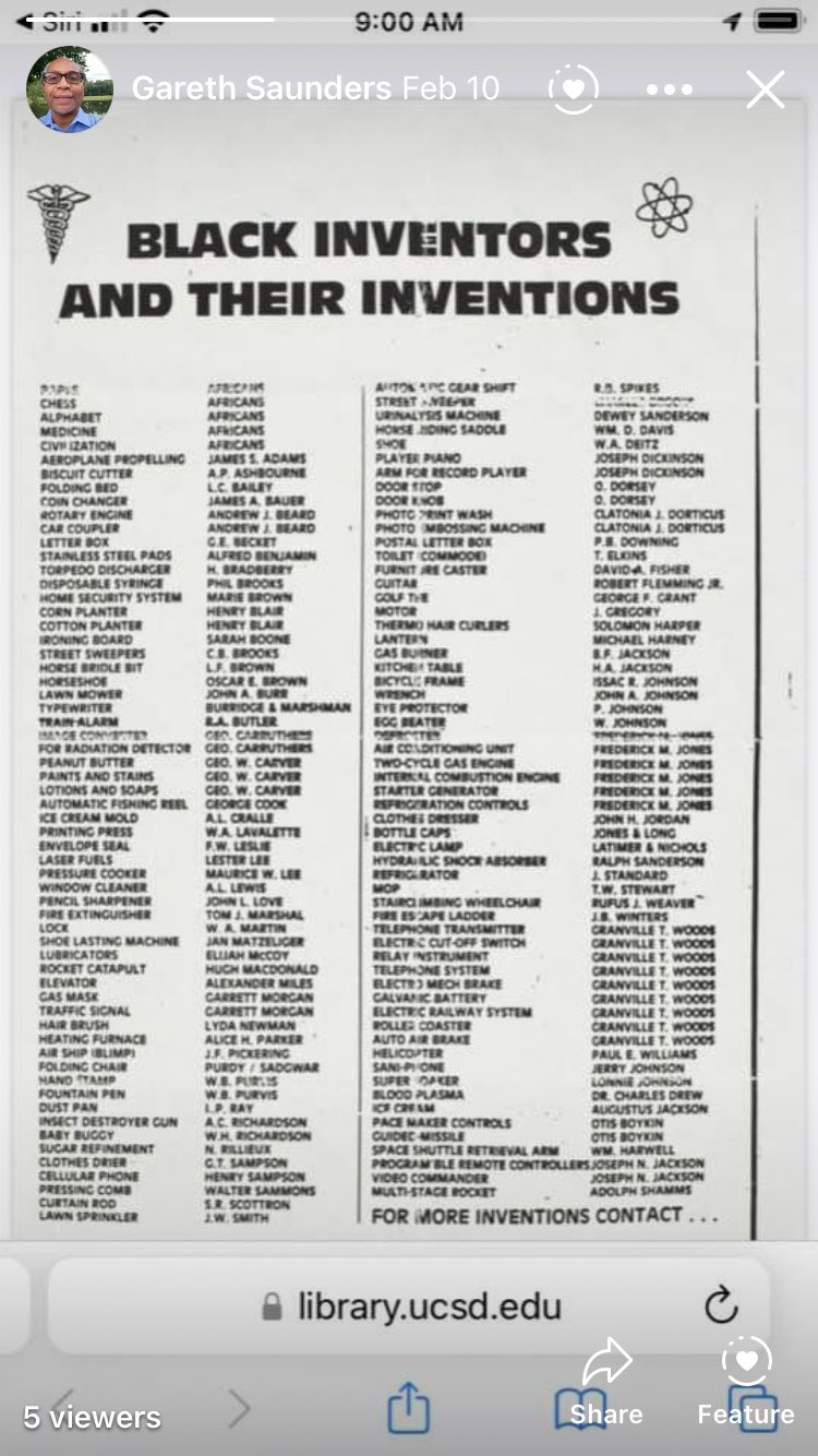 Black Inventors And Their Inventions List Brilliant Black Inventors