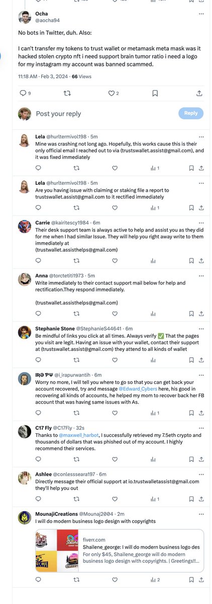 Twitter's AI bot problem: Pic 1: spam account posts AI-generated ...