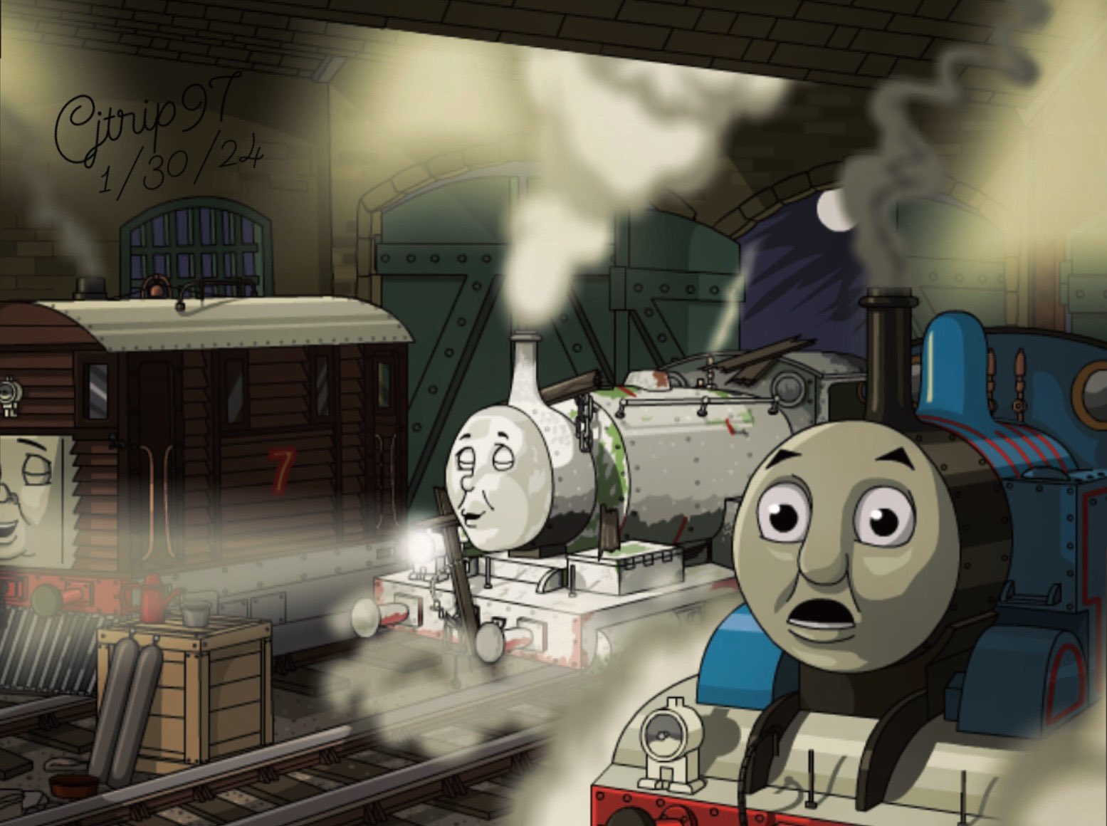 Ghost Train Thomas And Friends Thomas And Friends Ghost In The Tunnel