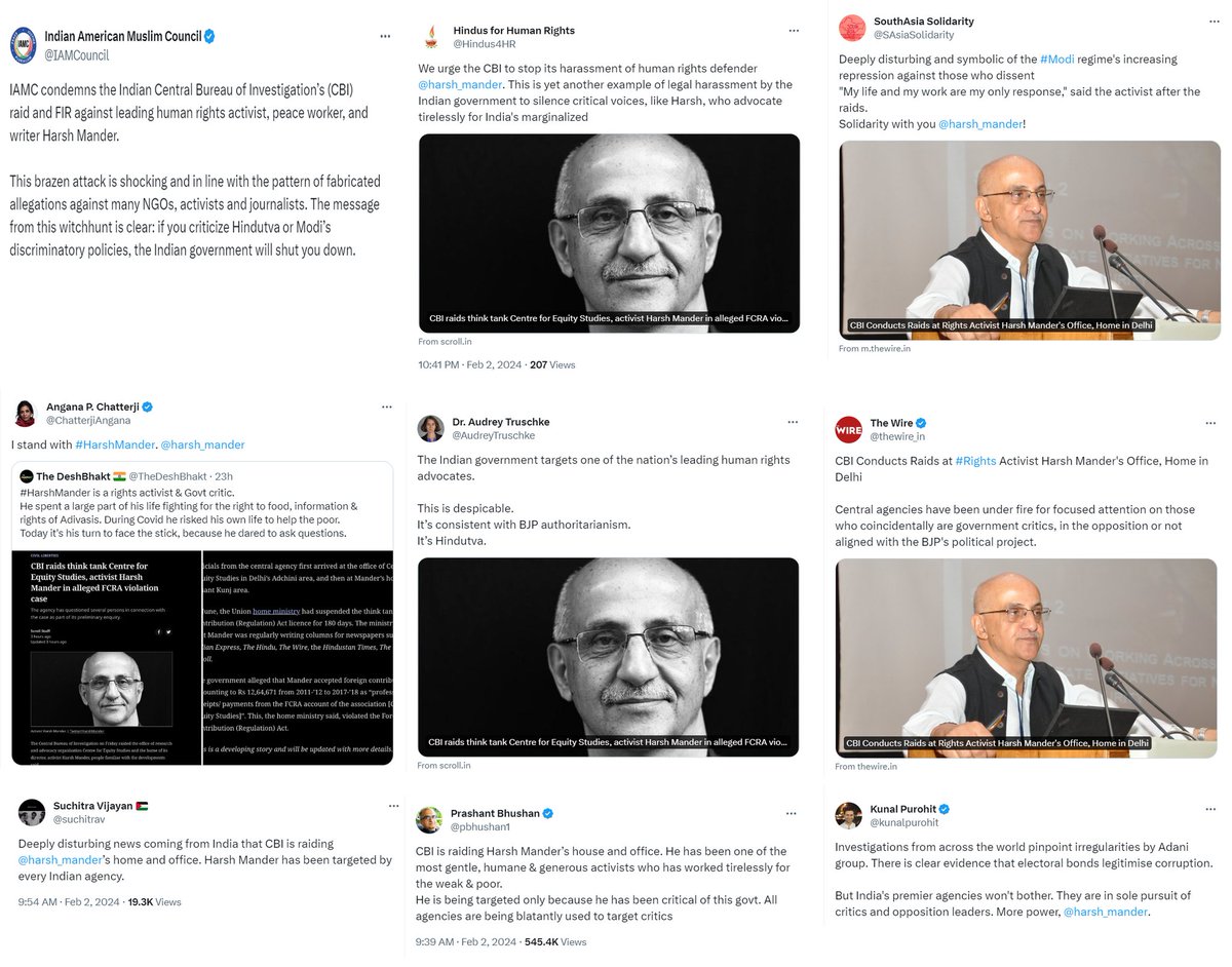 Harsh Mander has hit the headlines AGAIN in the alleged FCRA violation ...