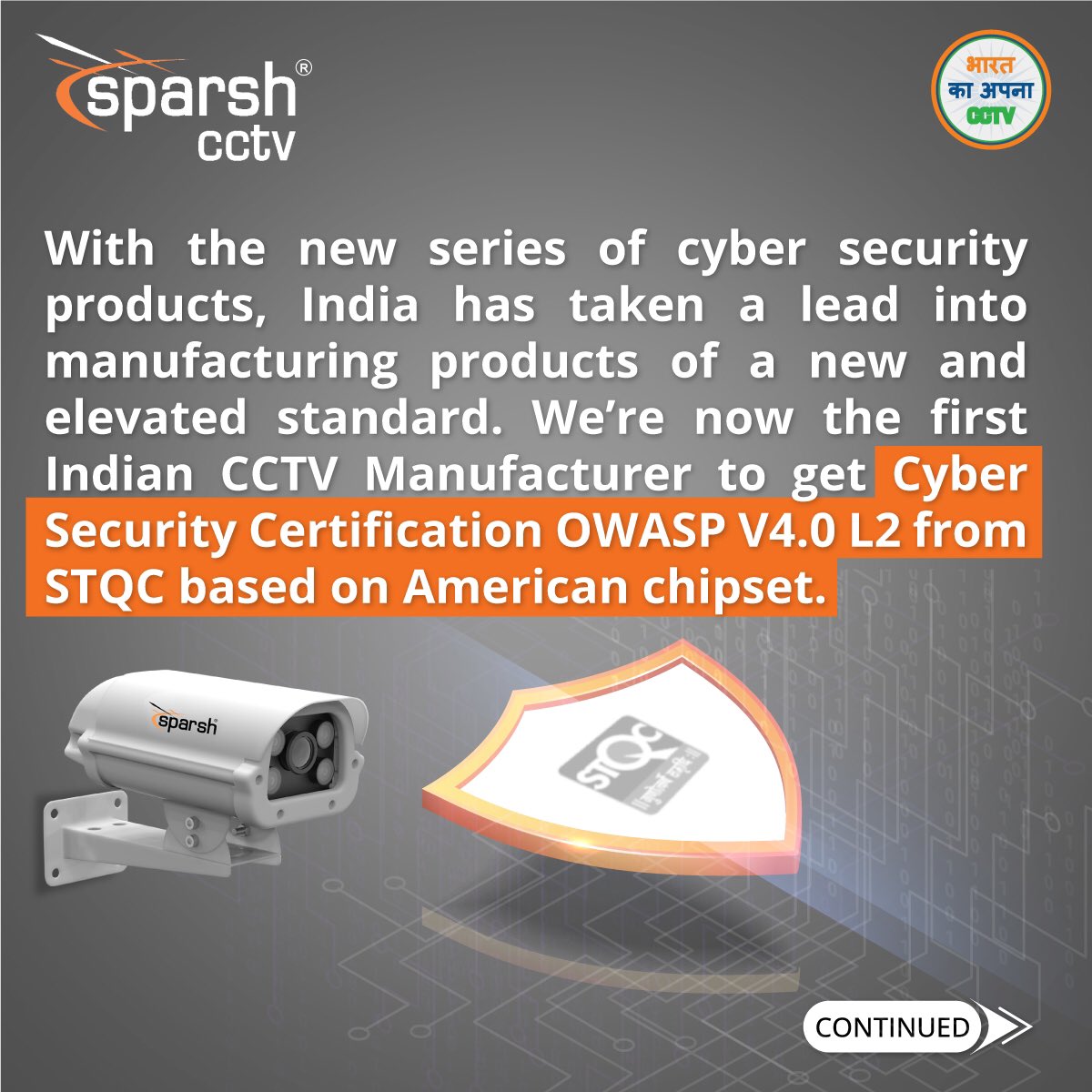 Sparsh Cctv Logo Sparsh CCTV Plans ₹300 Cr Capex To Meet Growing