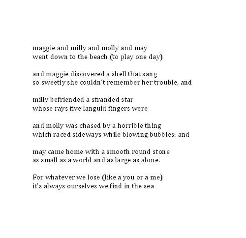 Maggie And Milly And Molly And May Poem Text Online | sims.mpob.gov.my