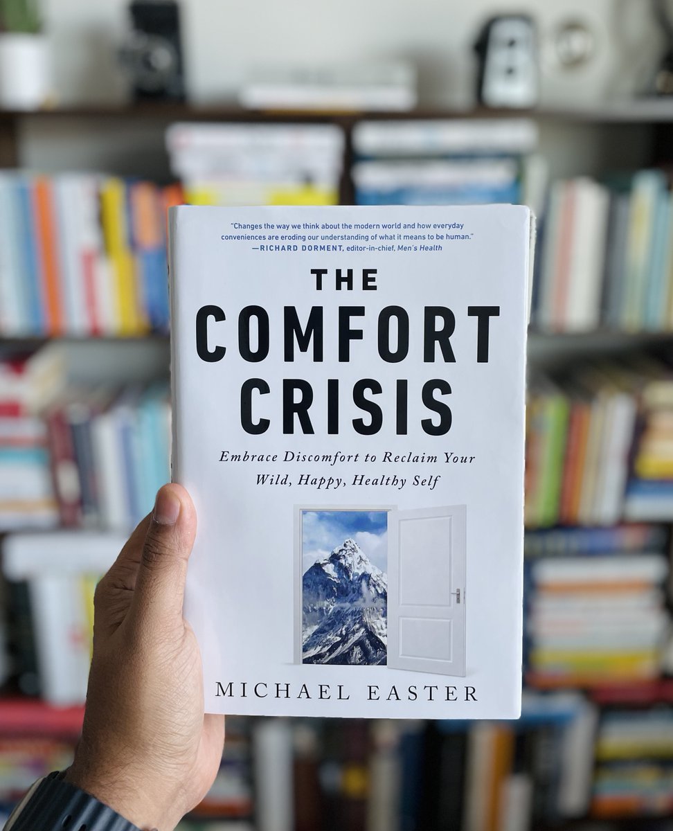 “The Comfort Crisis by Michael Easter” Exciting and enlightening read. It uncovers a blueprint ...