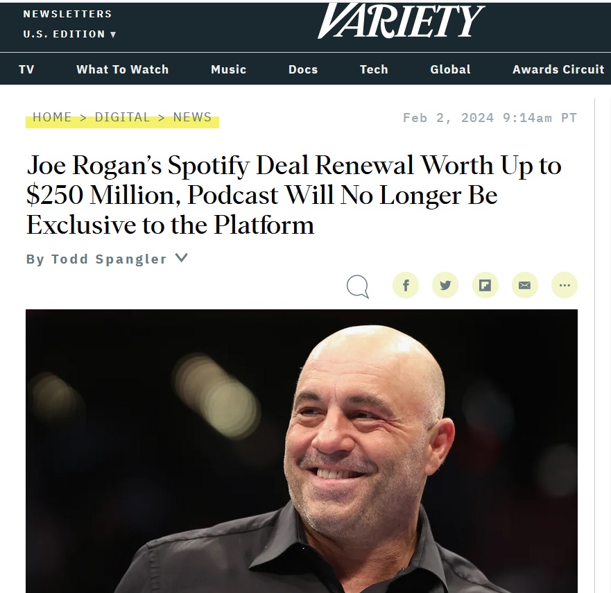 "Spotify is competing against Google and X"? That's news to me.. seeing as they have completely ...