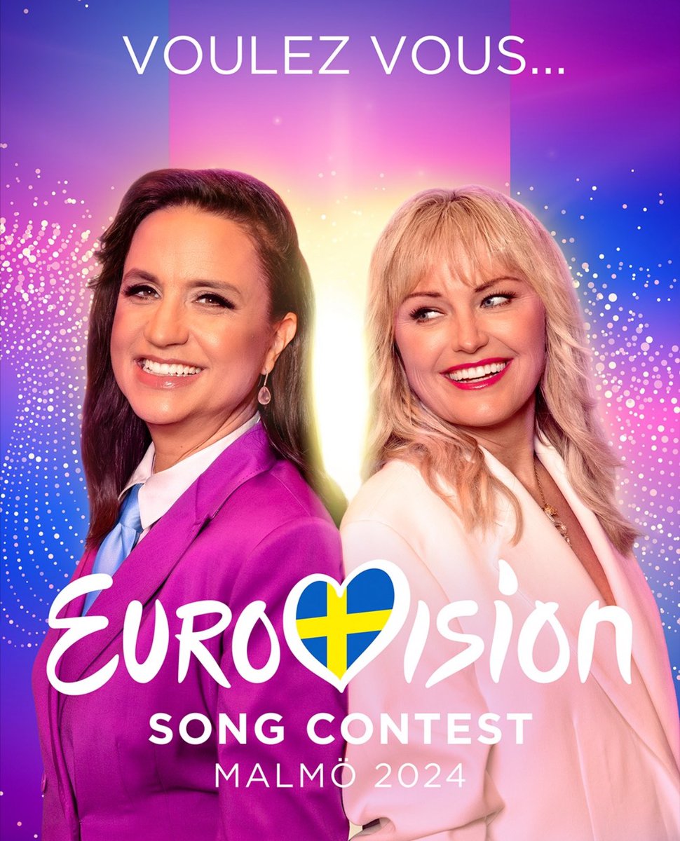 Malin Akerman Eurovision 2024