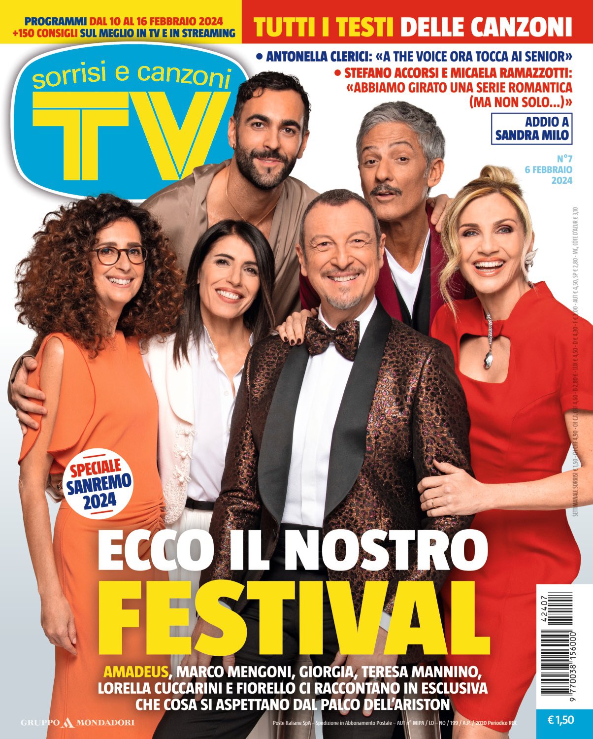 Copertine Tv Sorrisi E Canzoni