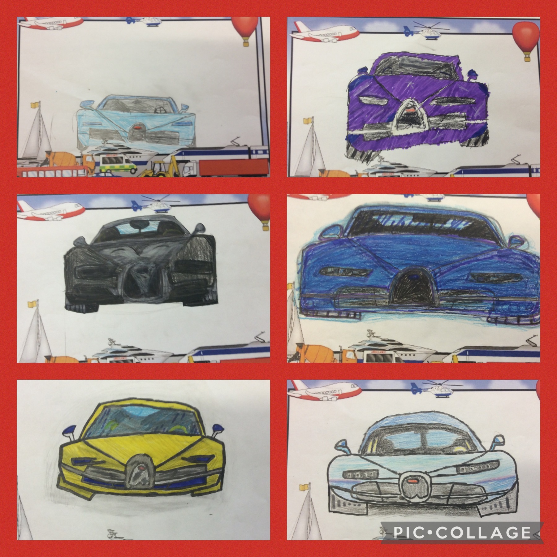 Bugatti Drawing Step By Step