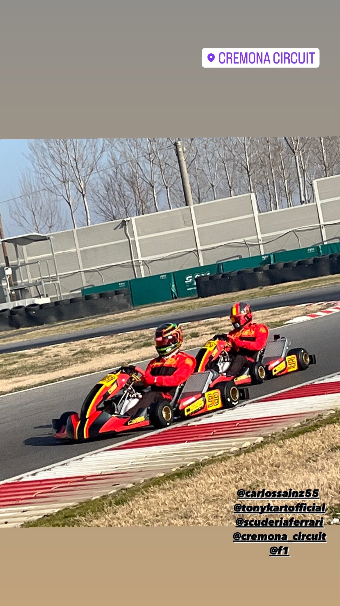 Photo gallery: Carlos Sainz at Cremona Circuit for launch of CS55 Racing Kart