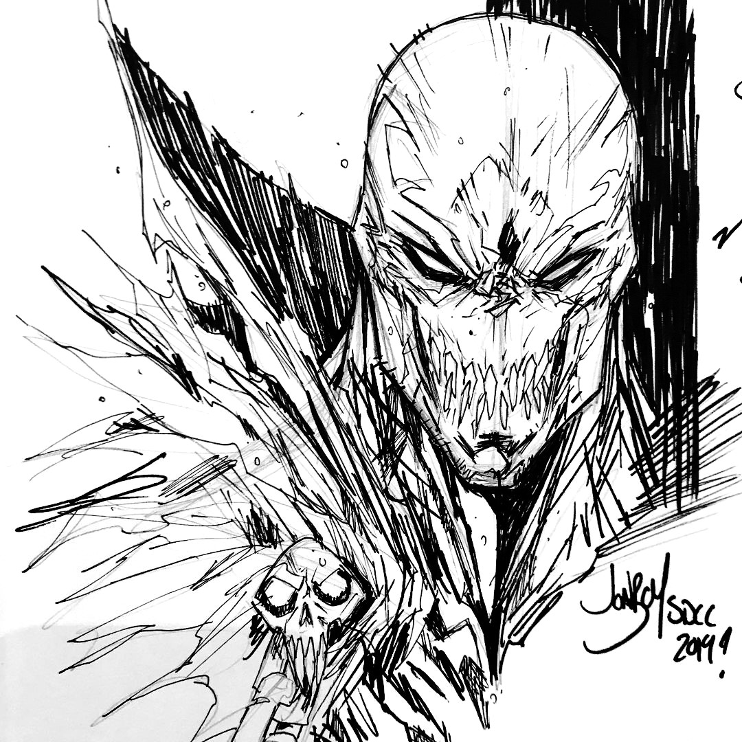 Spawn Face Drawing