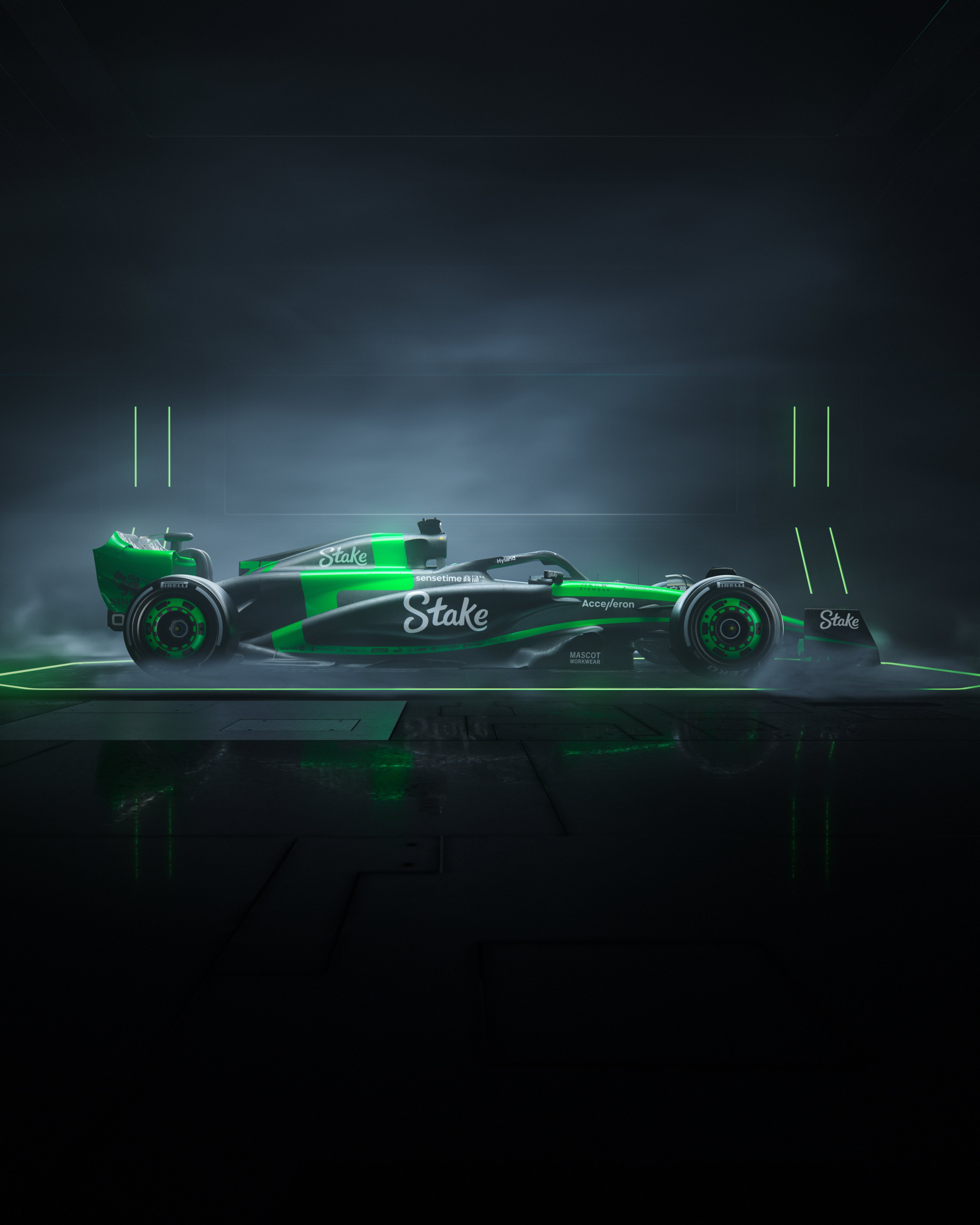 Stake F1 team presenteert opvallende zwart-groene F1-bolide: Dit is de C44 - F1journaal.be ...