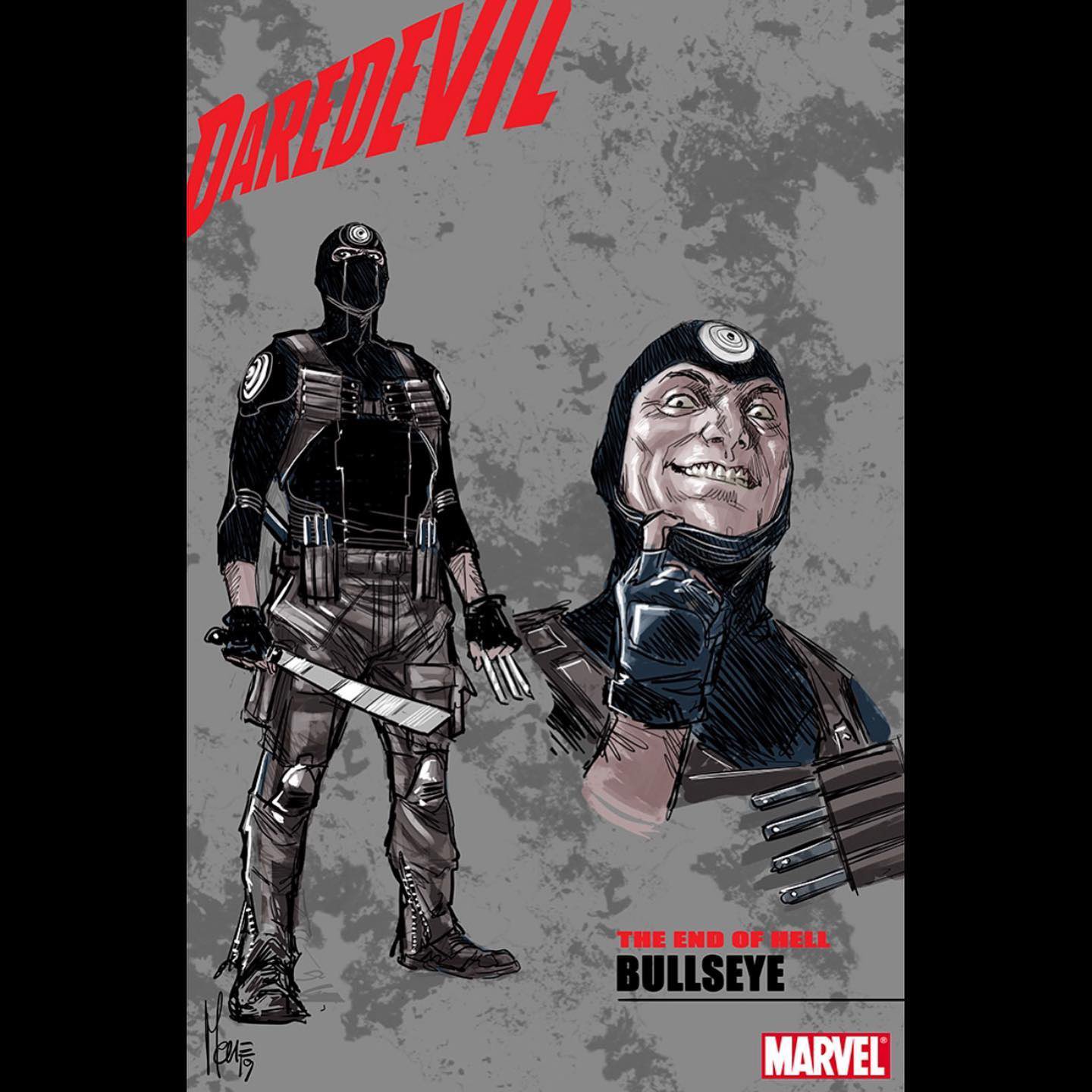 Bullseye (Marco Checchetto's Design) Minecraft Skin