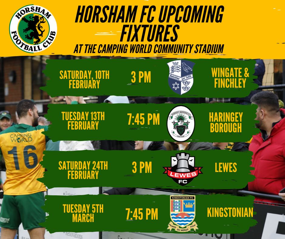 Carshalton Athletic v Horsham: MATCH PREVIEW - Horsham Football Club