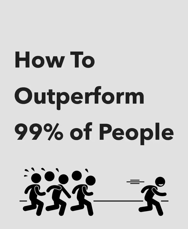How To Outperform 99% of People: - Thread from Millionaire Wisdom ...