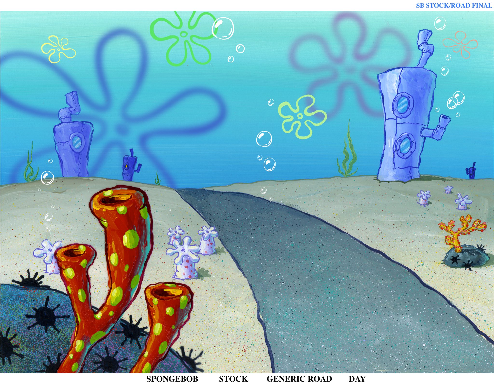 Spongebob Ocean Background NickALive!: Celebrating 25 Years Of