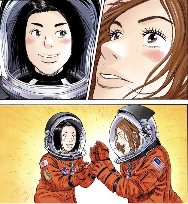 5年後の本日（2月7日）は、せりかと絵名が宇宙へ飛び立った日です🌍🚀 宇宙兄弟【公式】🚀 さんのマンガ ツイコミ仮 